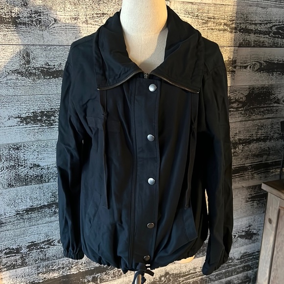 Rubbish | Jackets & Coats | Rubbish Brand Black Lightweight Jacket With ...